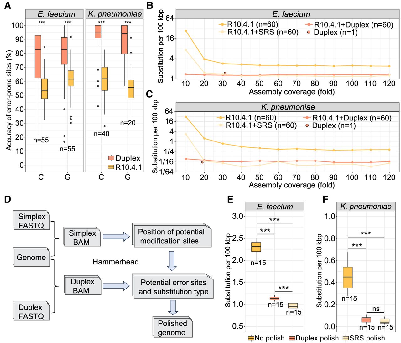 Nanopore strand-specific mismatch enables de novo detection of ...